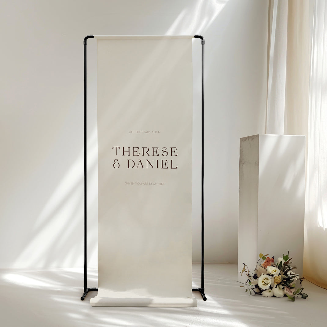Fabric Signage for Weddings & Events | Fabric Screen Printed