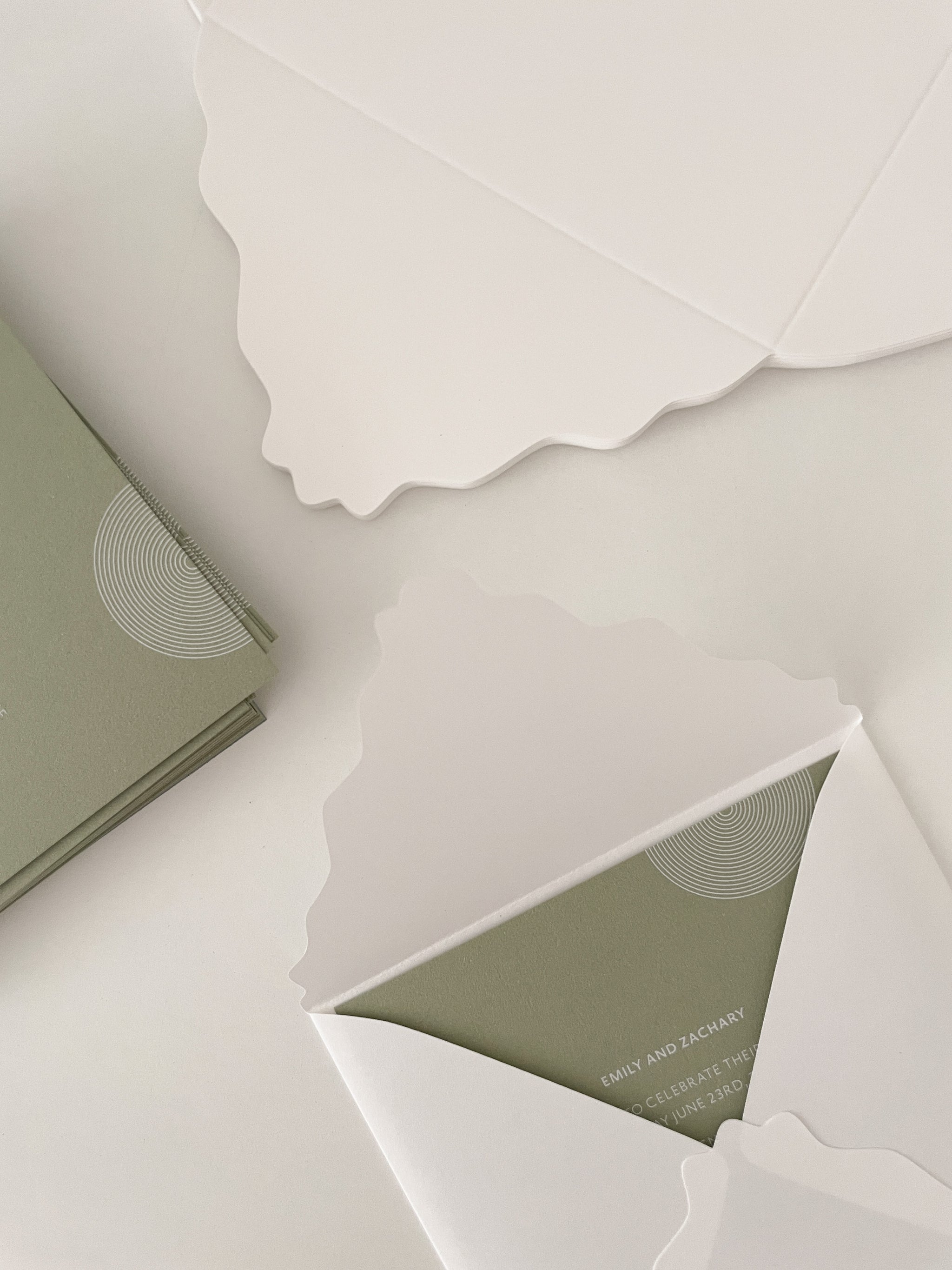 Square Wave Envelope Dieline