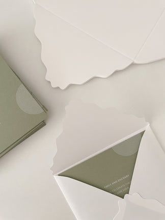 Square Wave Envelope Dieline