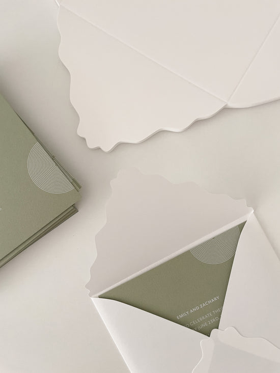 Square Wave Envelope Dieline