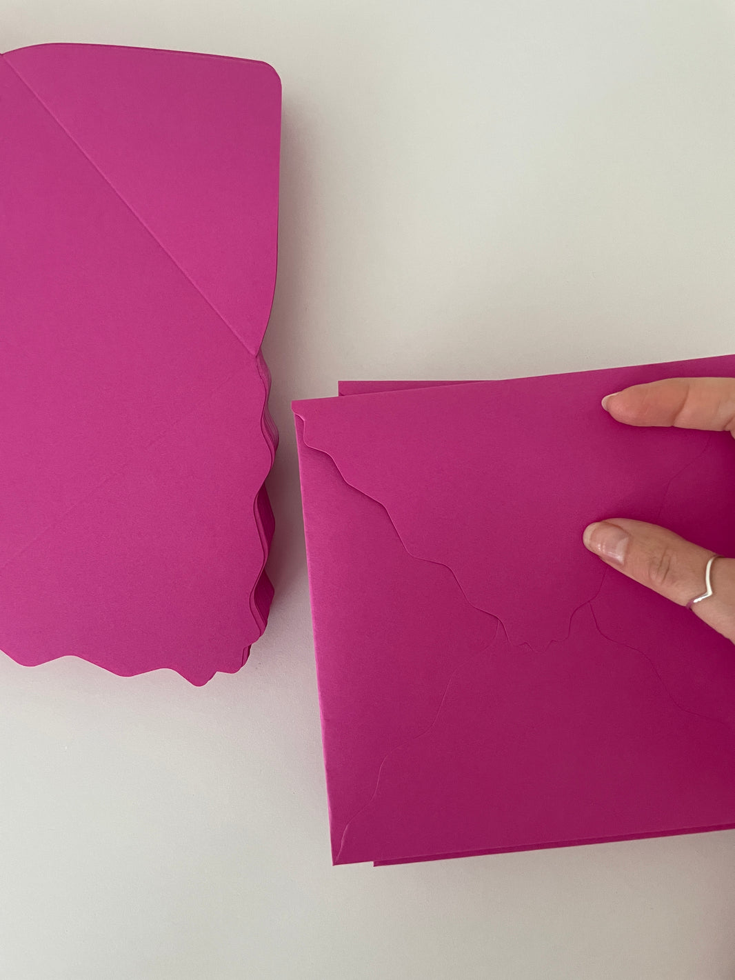 Square Wave Envelope Dieline