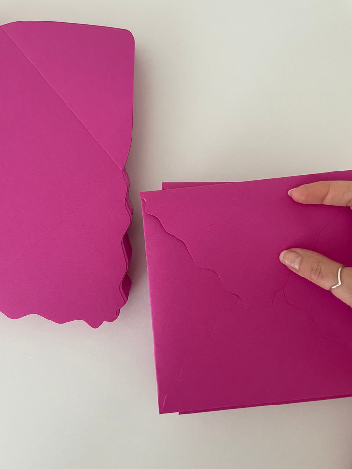 Square Wave Envelope Dieline