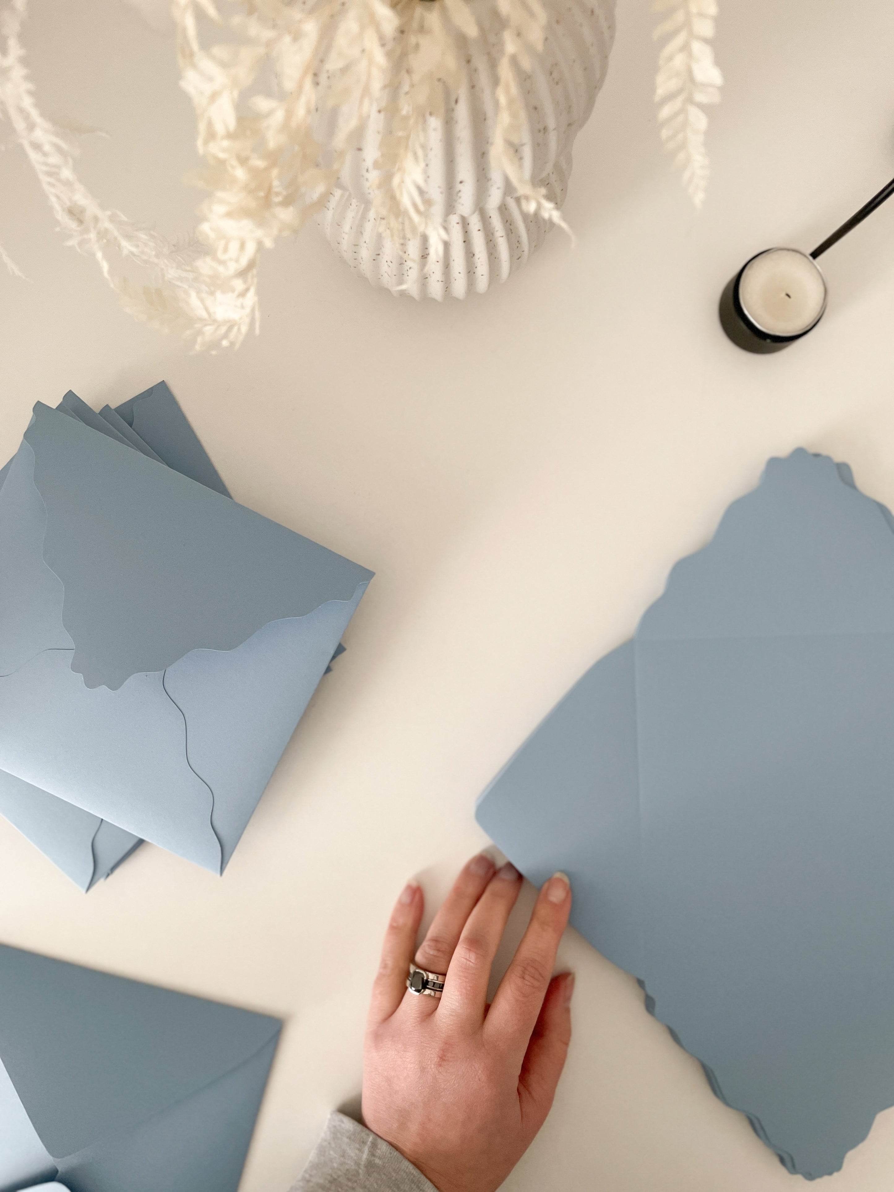 Square Wave Envelope Dieline