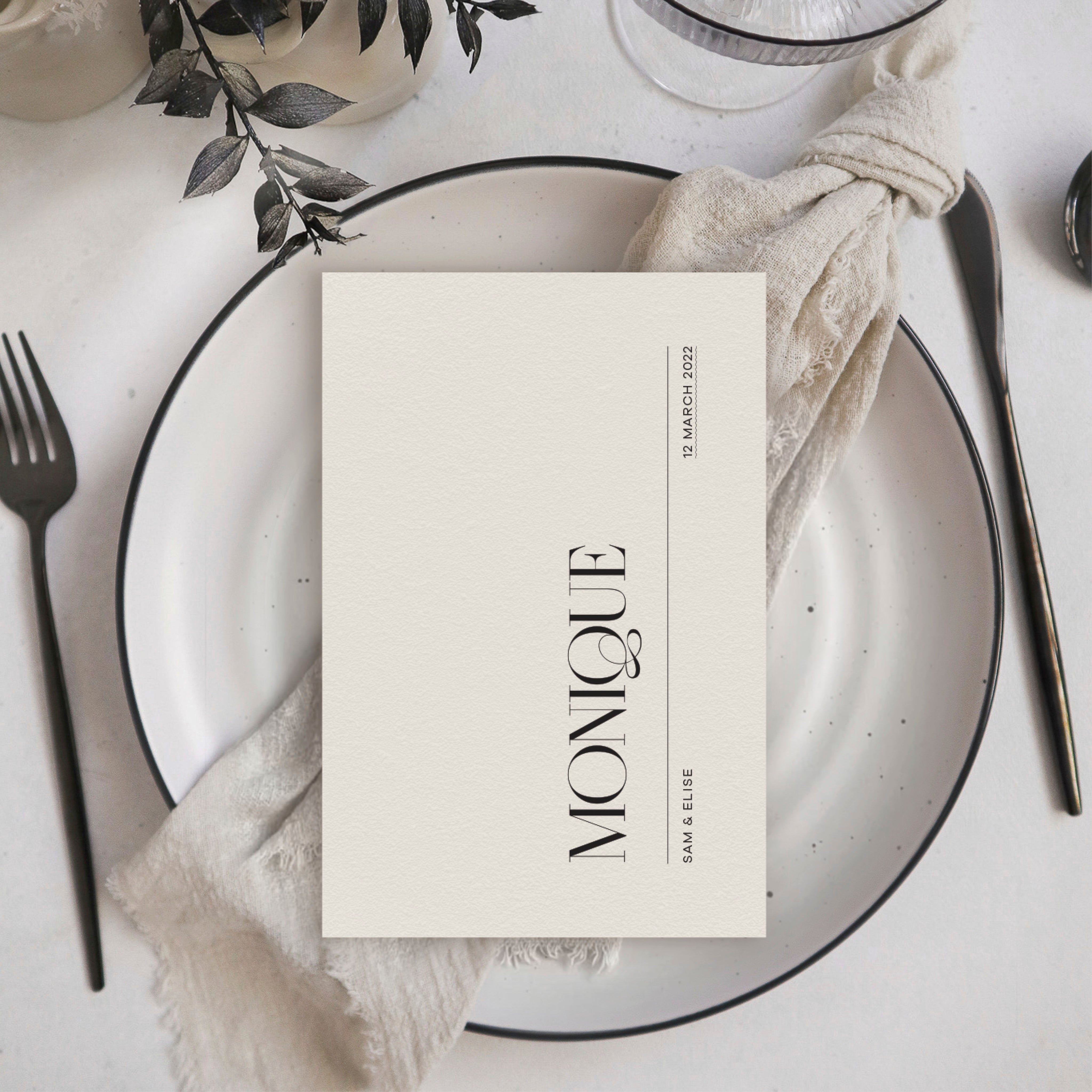 Ciel Menu - Reception/Guest menus for Weddings and Events