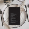 Ciel Menu - Reception/Guest menus for Weddings and Events