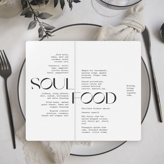 Sonder Menu - Reception/Guest menus for Weddings and Events